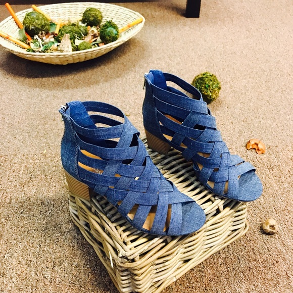 Shoes | Denim Sandal | Poshmark